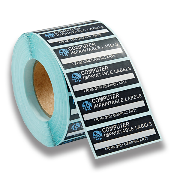 Roll Form Labels Custom Printed On Paper, Vinyl & Polyester