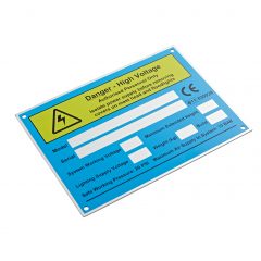 Rating Plates | Serial Number Plates Manufacturing